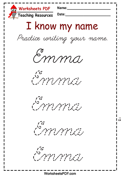 Free Name Tracing Worksheets Cursive Dot To Dot Name Tracing Website 